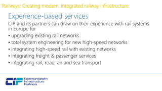 Railways - Creating modern, integrated railway infrastructure | PPTX