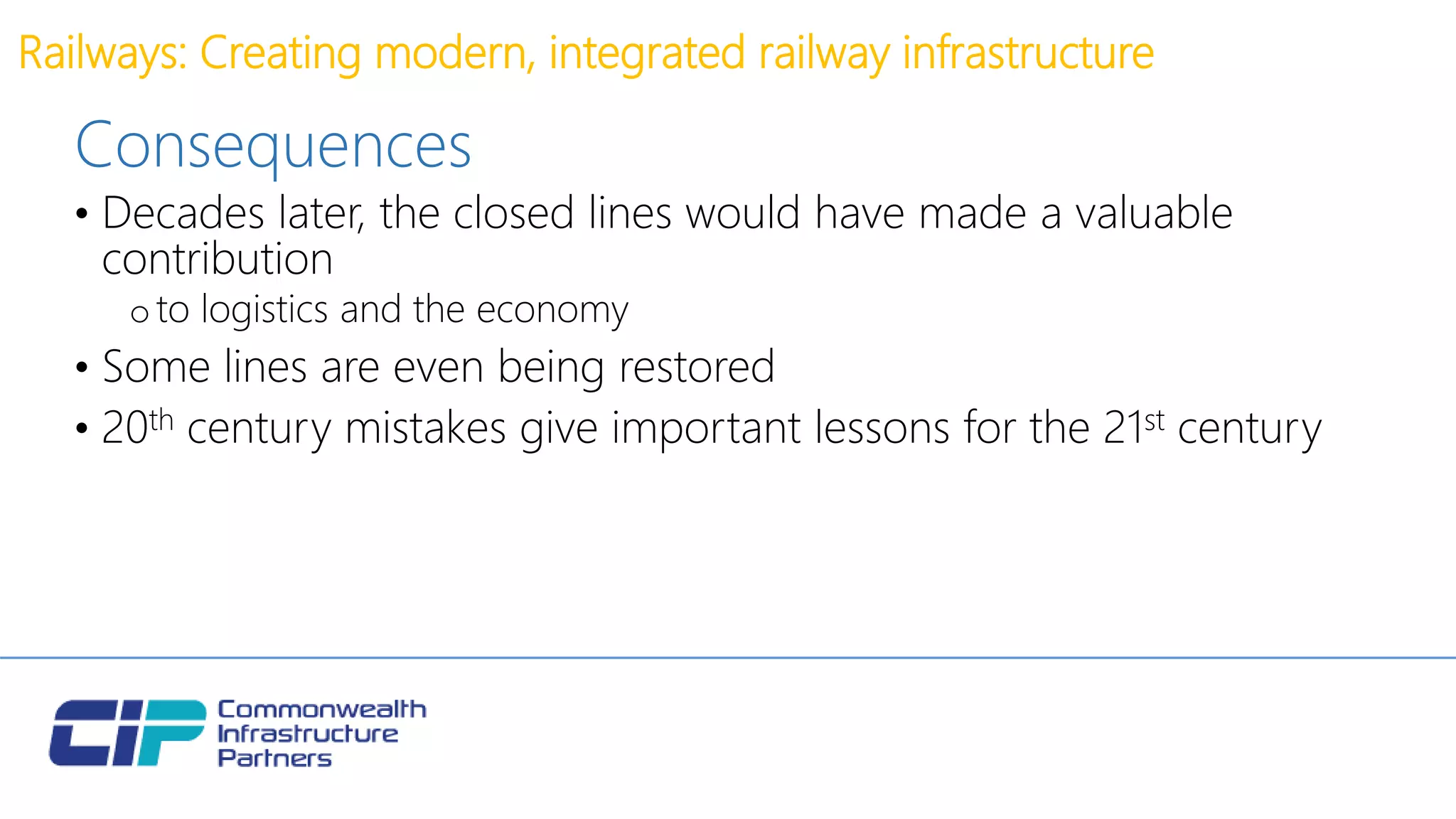 Railways - Creating modern, integrated railway infrastructure | PPTX