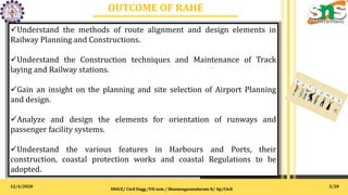 Railways, airports, docks and harbour engineering introduction (RAHE ...