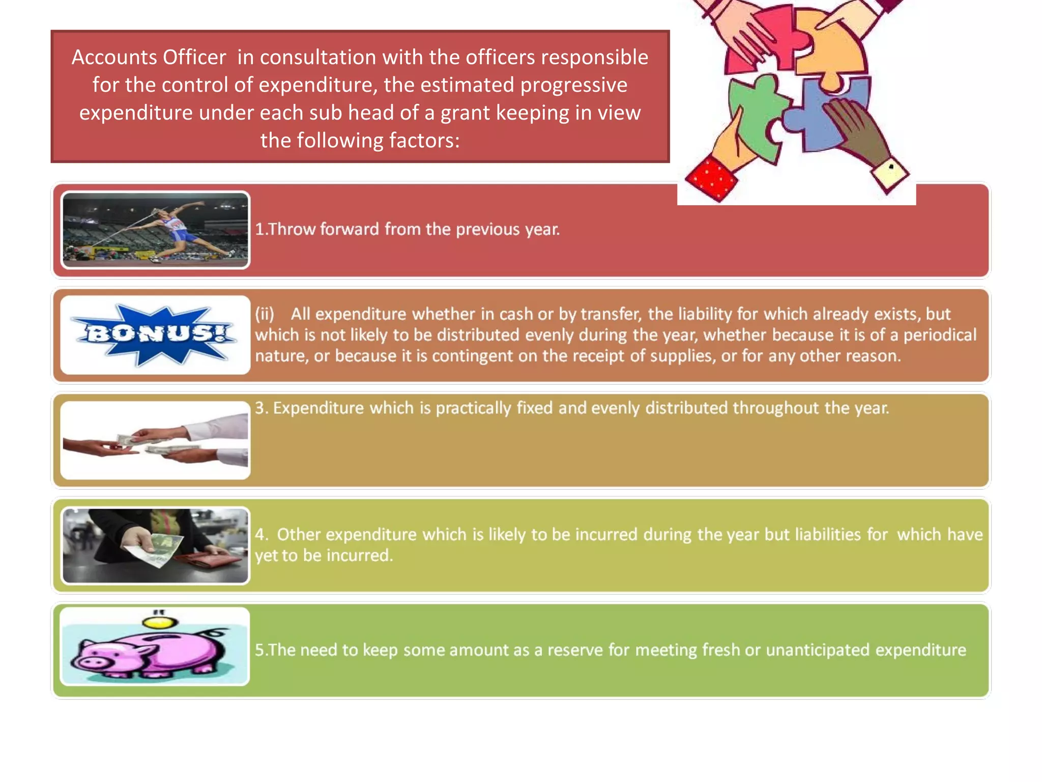 Railways control over expenditure and classification of revenue ...