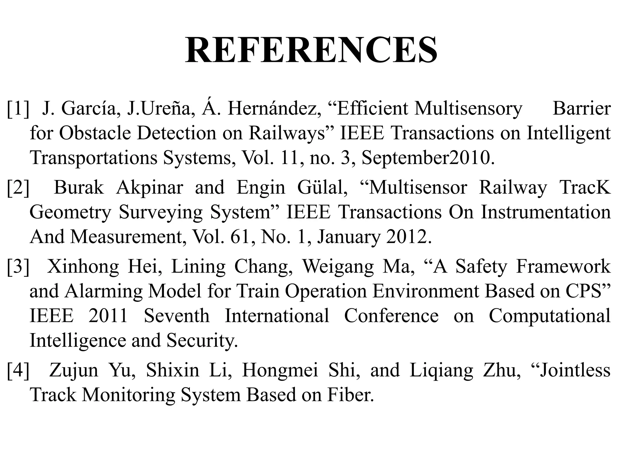 Railway security using wireless networks | PPTX