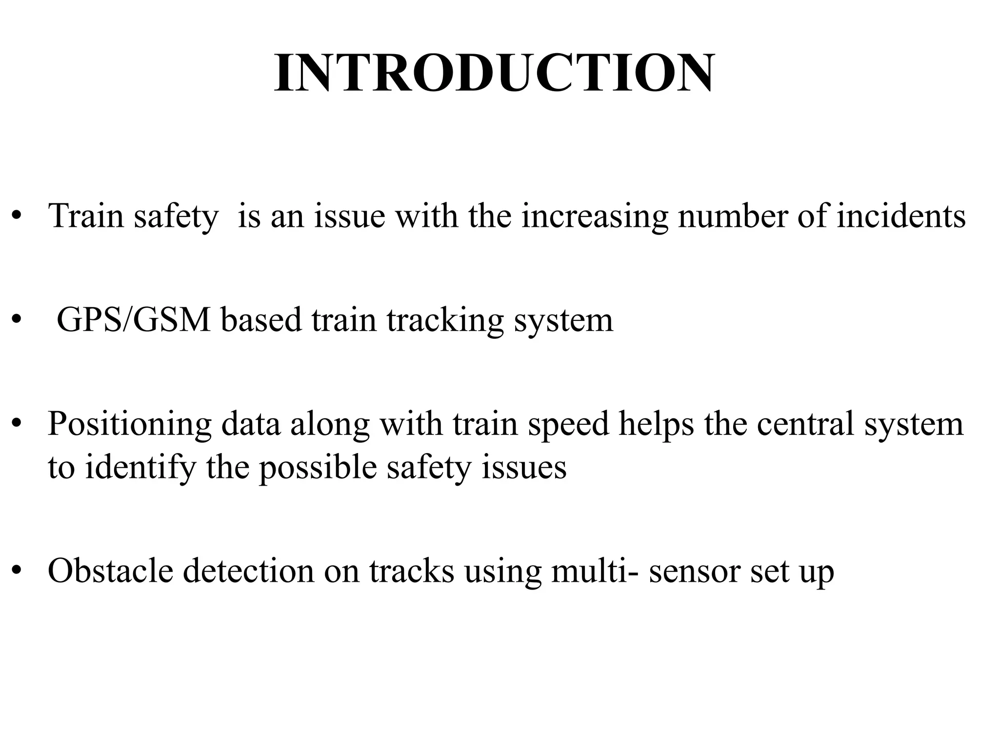 Railway security using wireless networks | PPTX