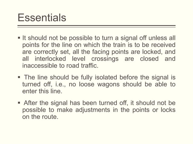 Railway_signalling and interlocking_.pptx | Rail Travel | Travel Type