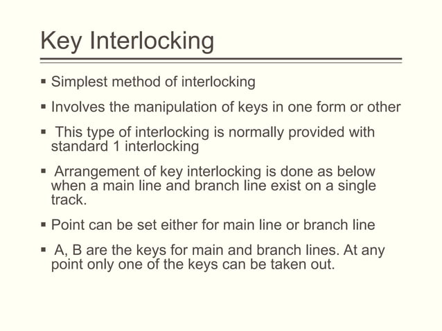 Railway_signalling and interlocking_.pptx | Rail Travel | Travel Type
