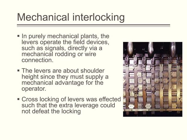 Railway_signalling and interlocking_.pptx | Rail Travel | Travel Type