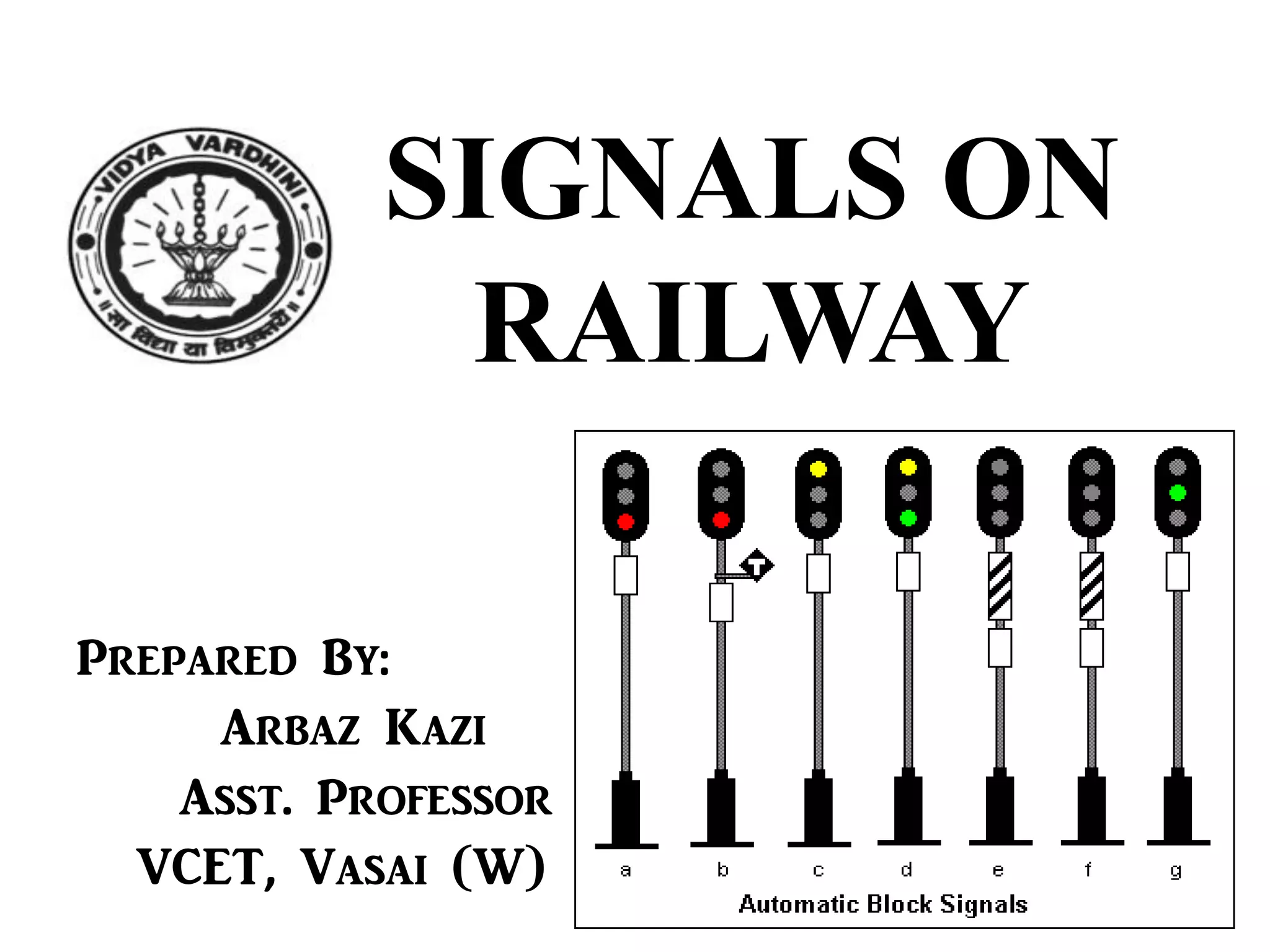 Indian Railway Signals & Systems | PDF
