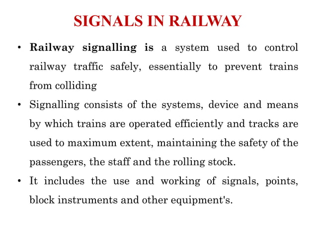 Indian Railway Signals & Systems | PDF | Rail Travel | Travel Type
