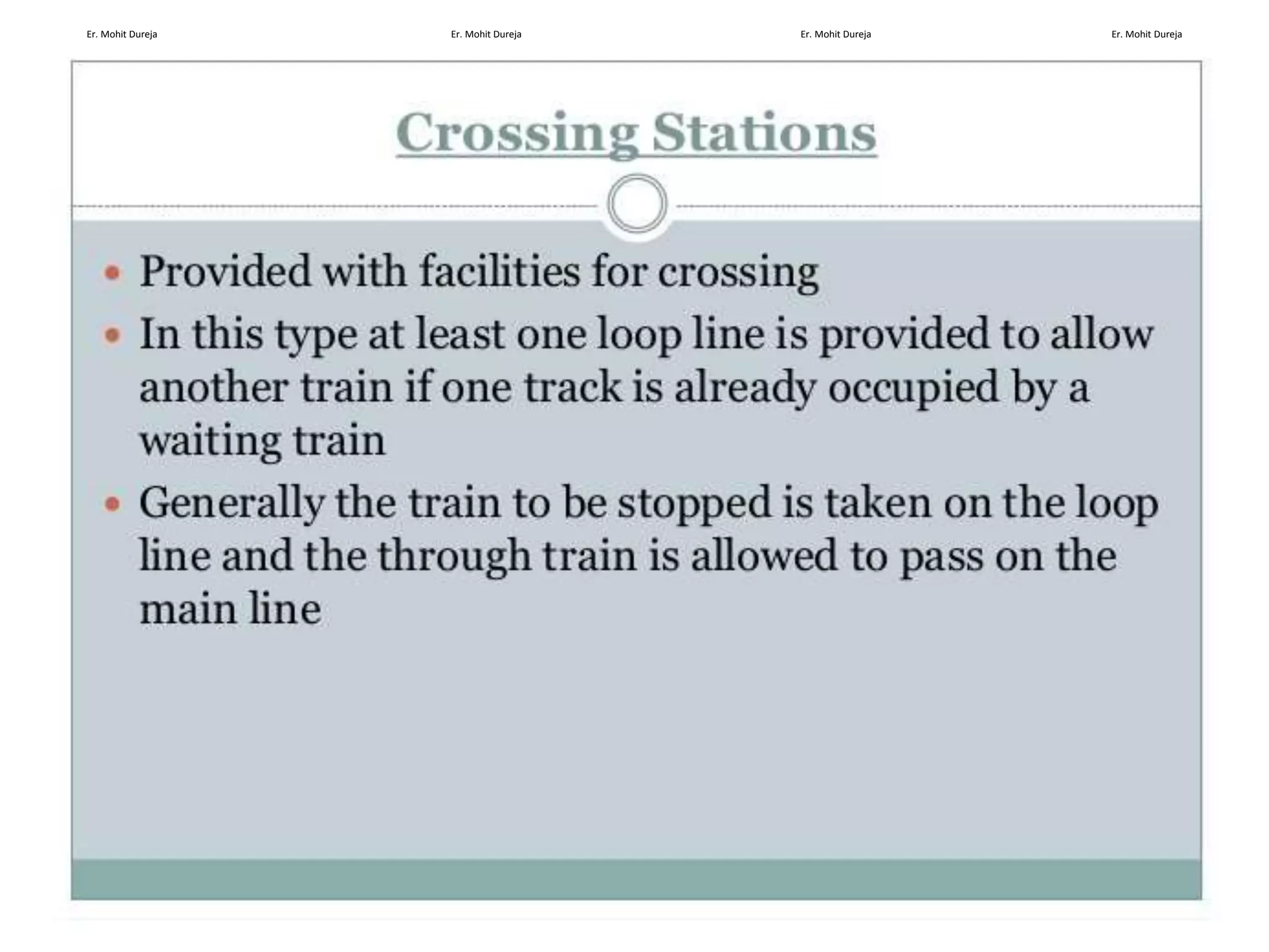 Railways stations classification | PPTX