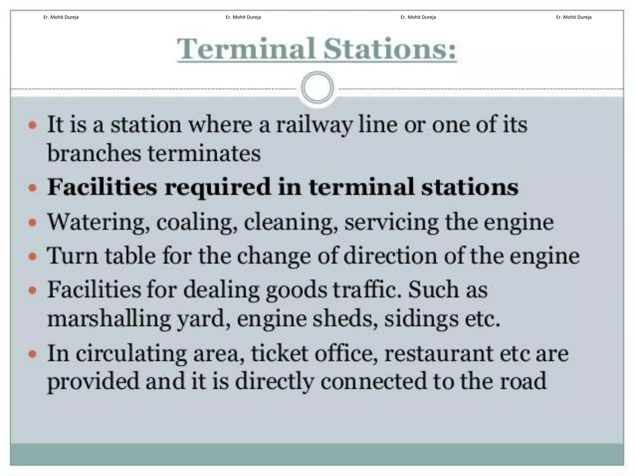 Railways stations classification | PPTX