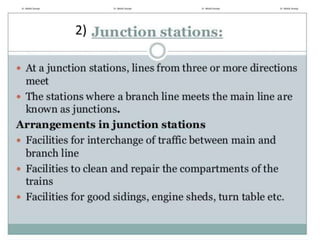 Railways stations classification | PPTX