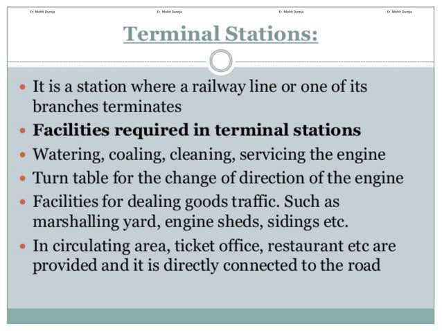 Railways stations classification | PPTX