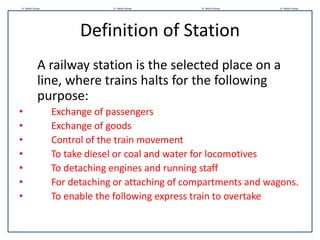 Railways stations classification | PPTX