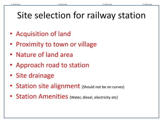 Railways stations classification | PPTX