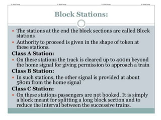 Railways stations classification | PPTX