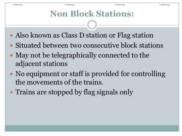 Railways stations classification | PPTX