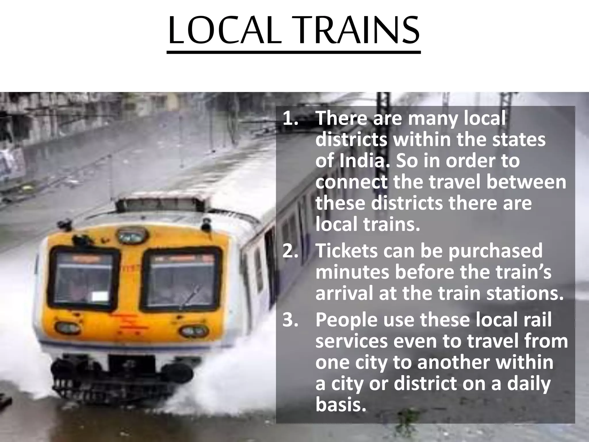 Railways Transport System in India | PPTX