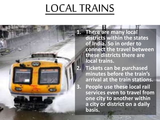 Railways Transport System in India | PPTX