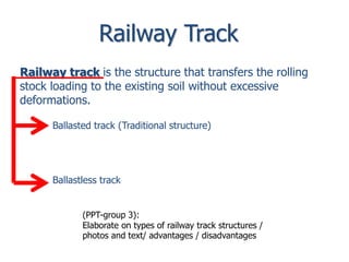 02 Railway Terminology (Railway Engineering Lectures هندسة السكك ...
