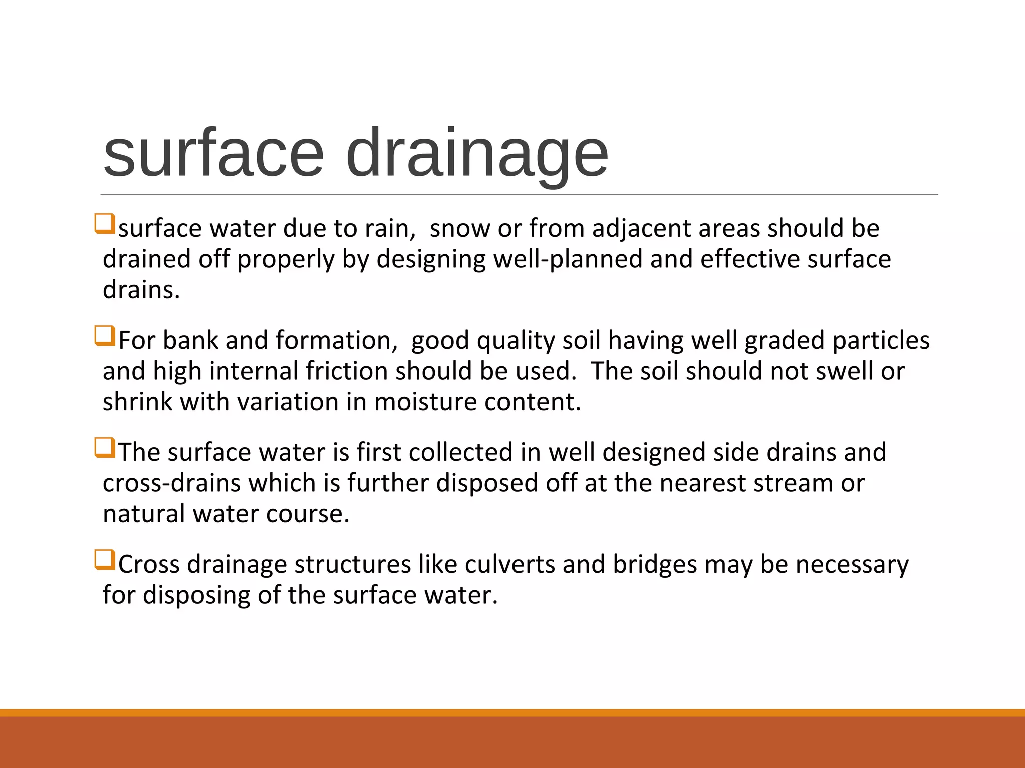 Railway track construction, drainage & maintenence | PPT