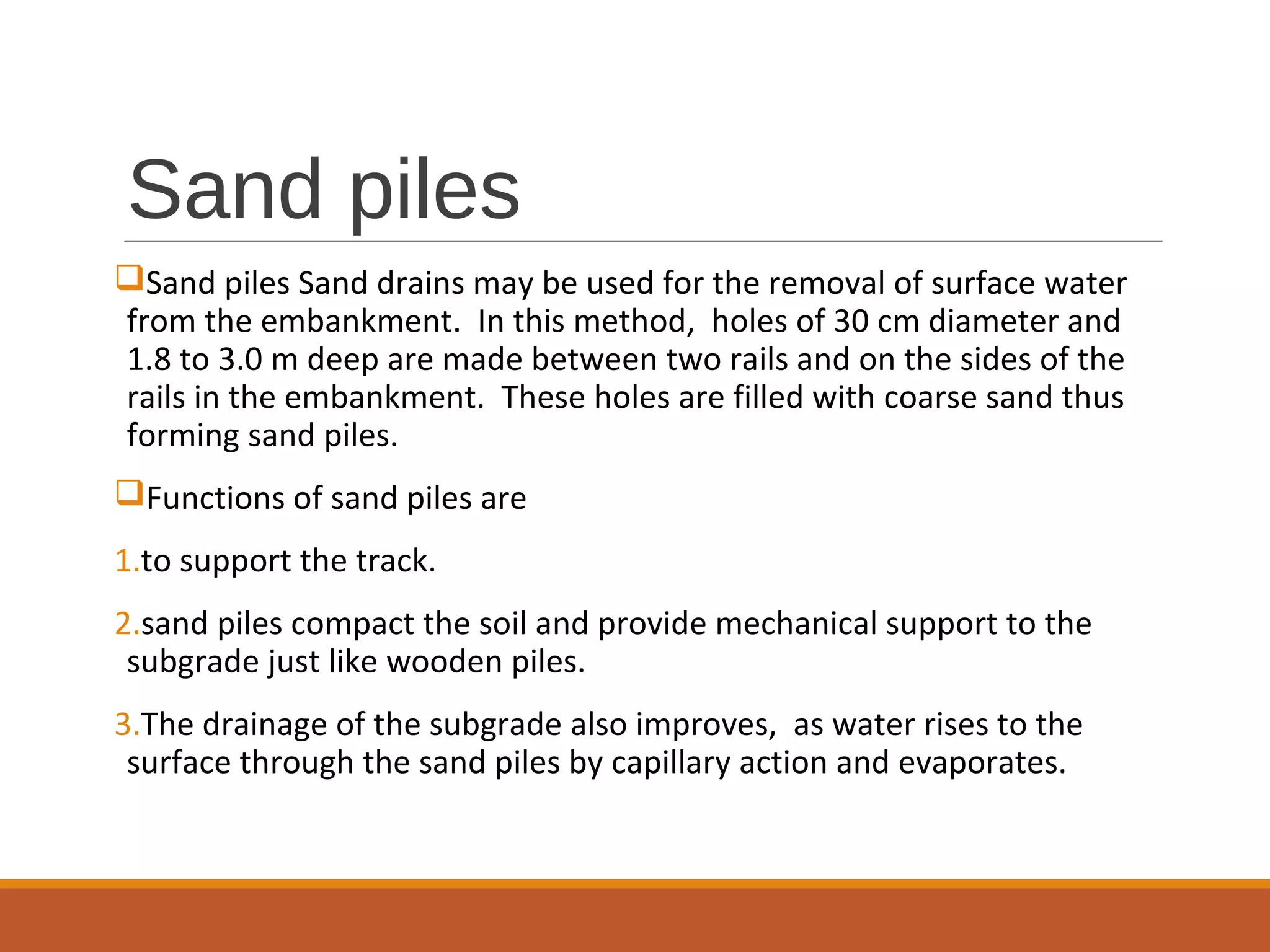 Railway track construction, drainage & maintenence | PPT