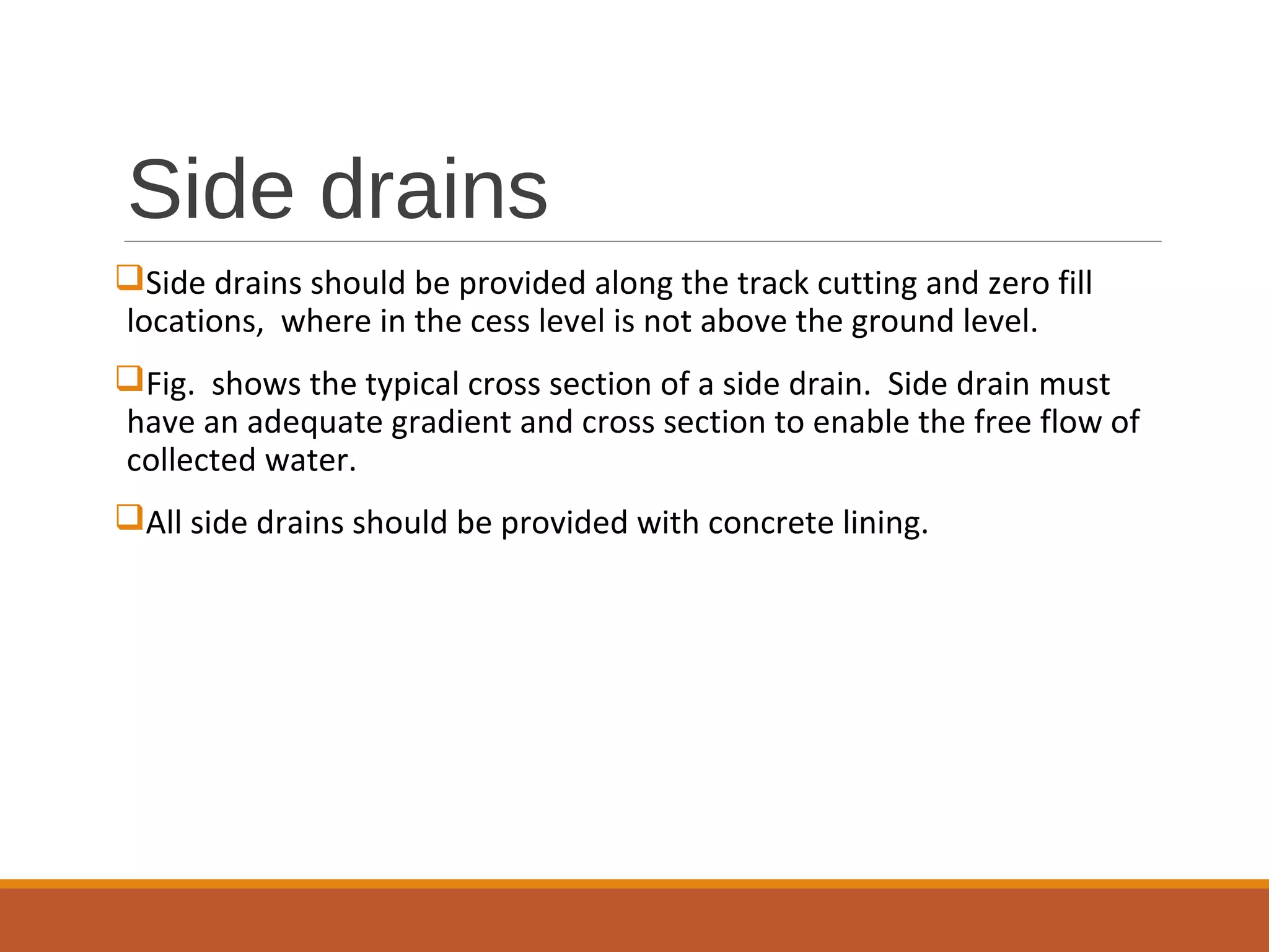 Railway track construction, drainage & maintenence | PPT