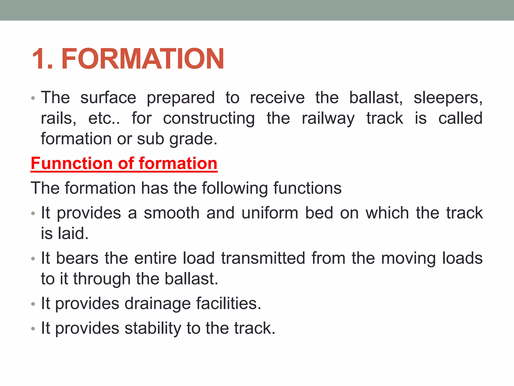 Railway track design ppt 2018 | PPTX