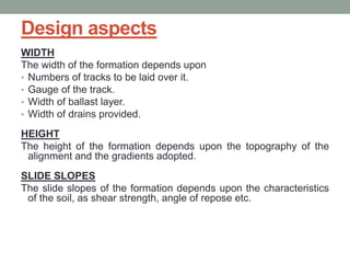 Railway track design ppt 2018 | PPTX