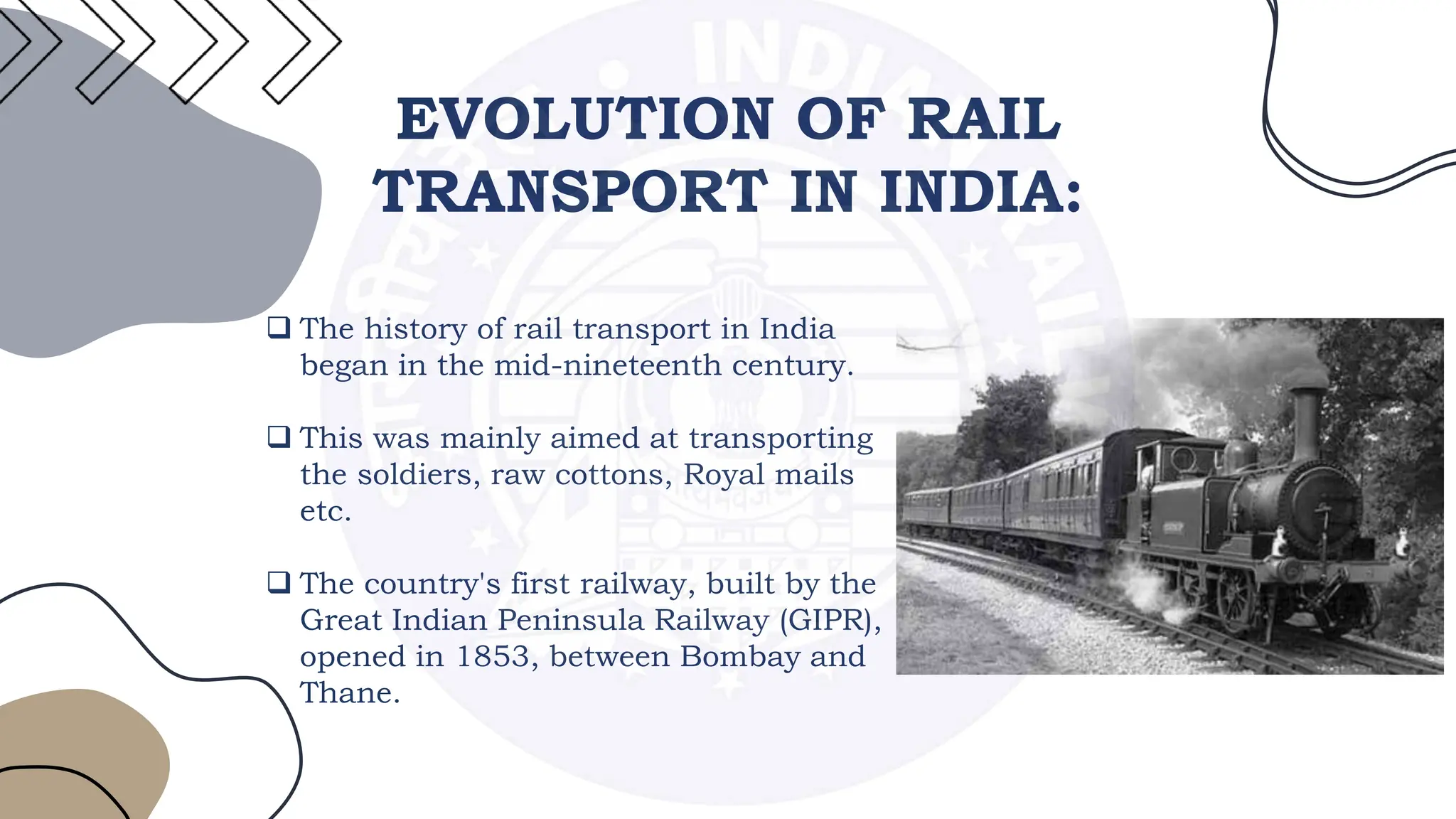 Railway Transportation in India & Its Development.pptx