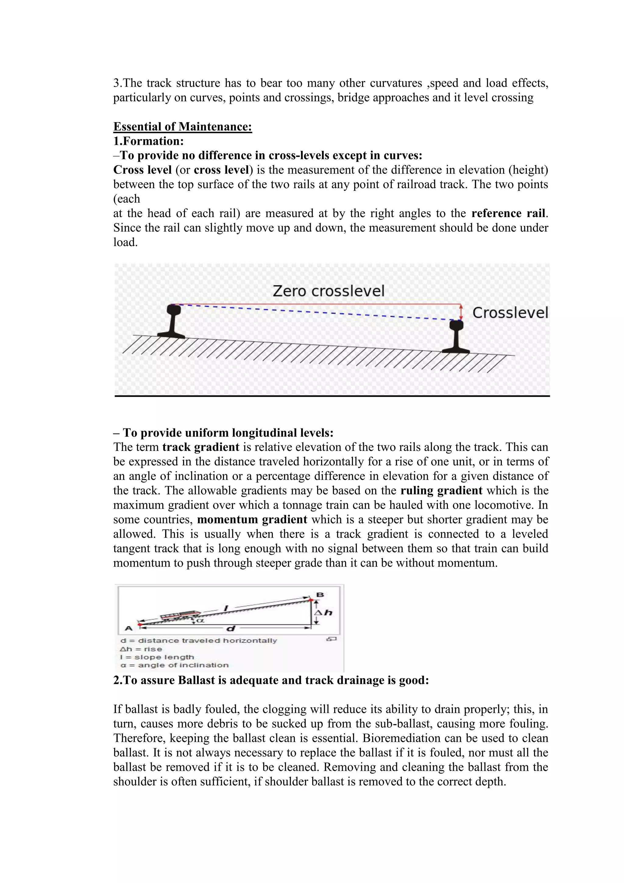 Railway turnouts ,their types and maintenance of tracks | PDF
