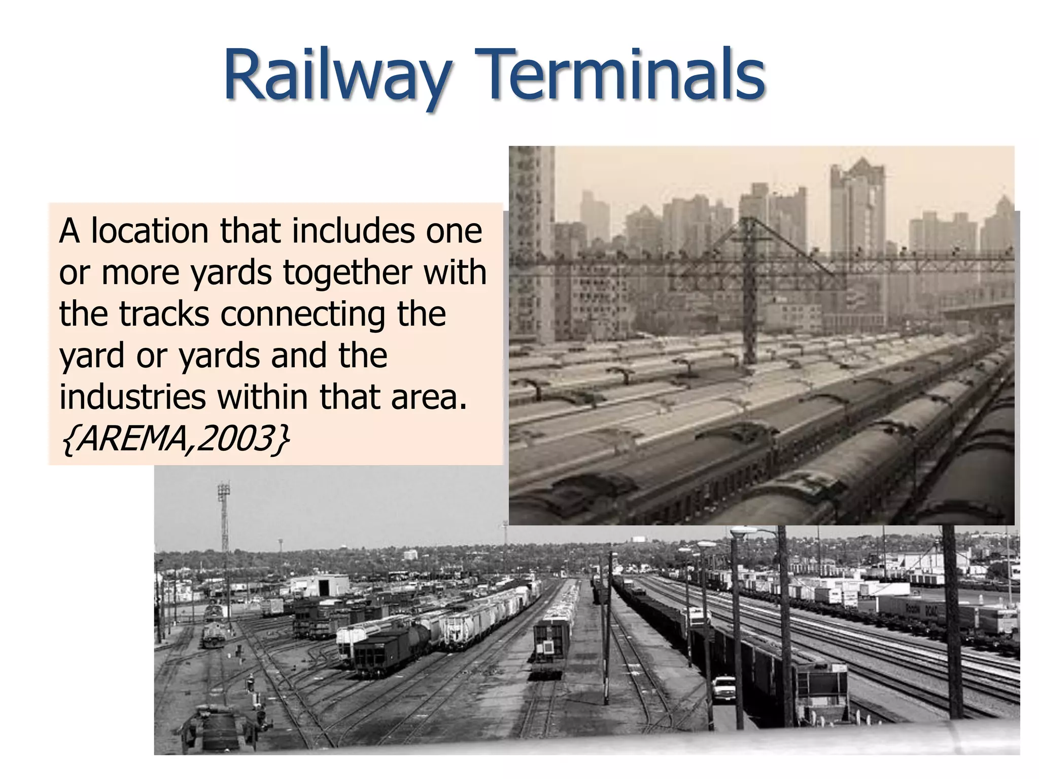12 Railway Yards and Terminals (Railway Engineering Lectures هندسة ...