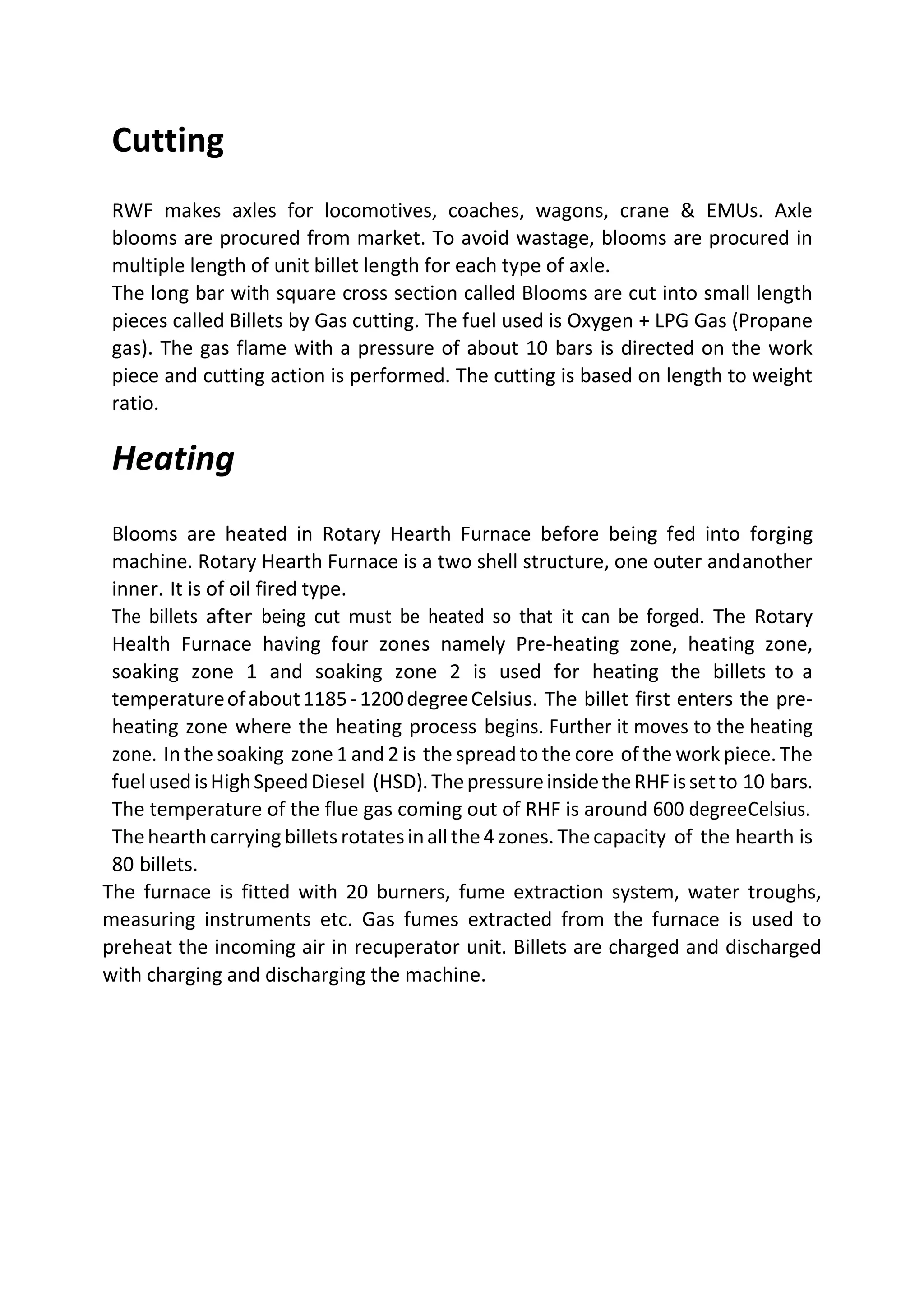 Indian Railways - Rail Wheel Factory Report | PDF