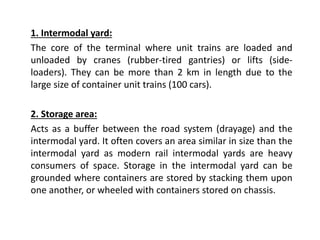 Rail yard container terminal | PPTX