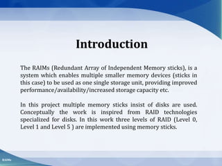 RAID Technology | PPTX