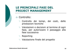 Corso di Project Management | PDF