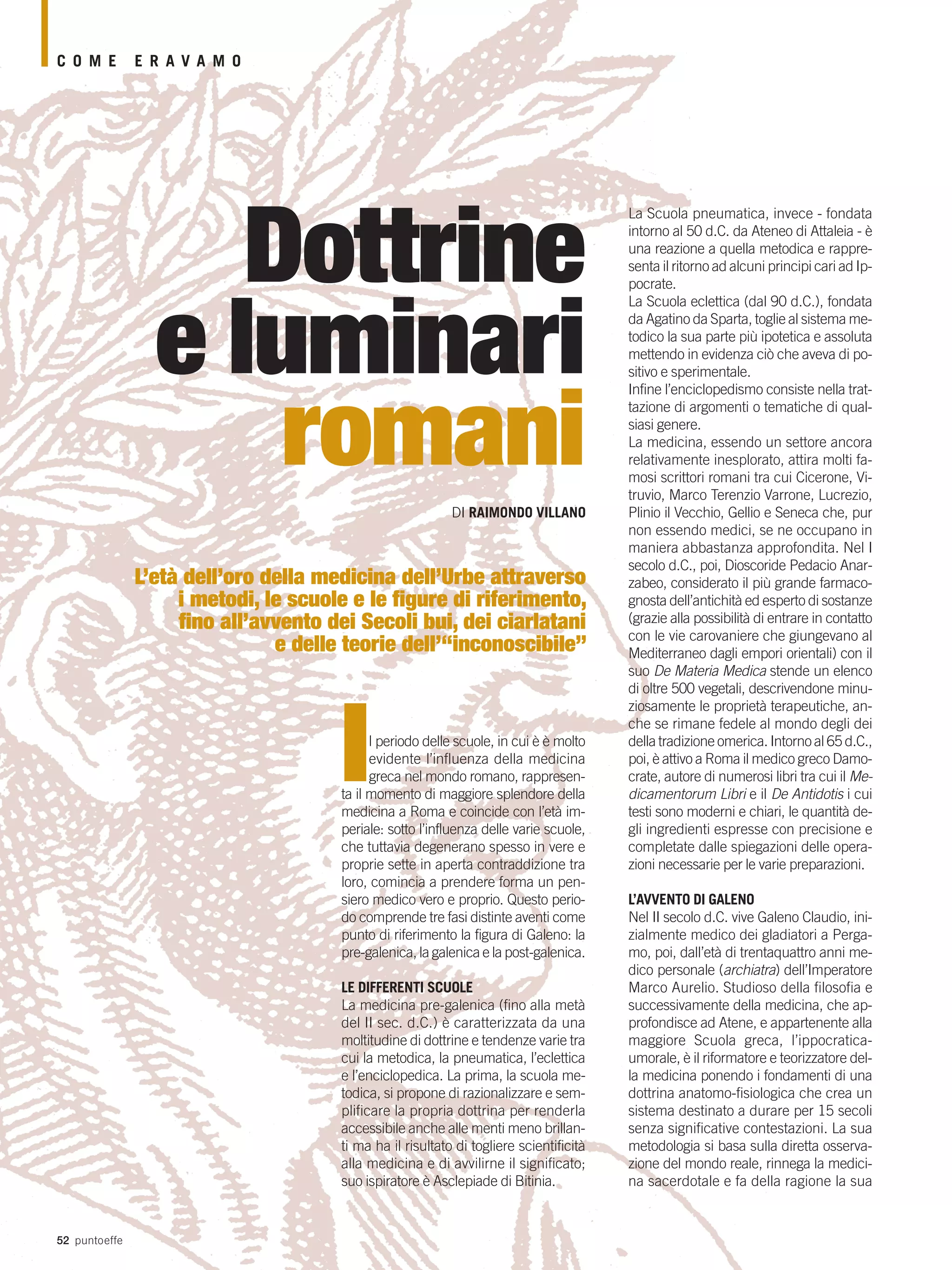 Raimondo Villano - Dottrine e luminari romani | PDF