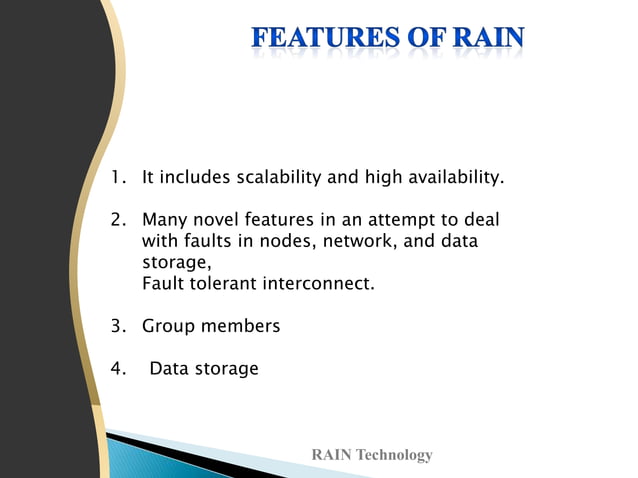 Rain technology | PPTX