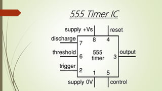 Rain Alarm Using 555 Timer IC with Report | PPTX
