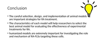 Rheumatoid arthritis induced in Animal model part 1.pptx