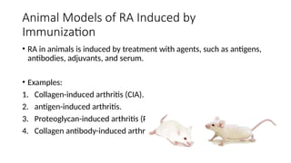 Rheumatoid arthritis induced in Animal model part 1.pptx