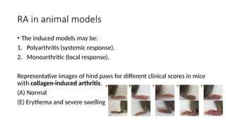 Rheumatoid arthritis induced in Animal model part 1.pptx