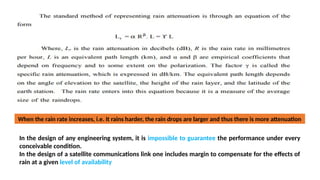Rain Attenuation in Satellite Communication | PPTX