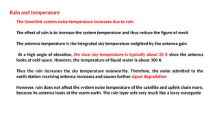 Rain Attenuation in Satellite Communication | PPTX