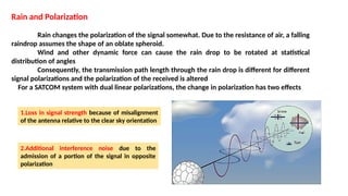 Rain Attenuation in Satellite Communication | PPTX