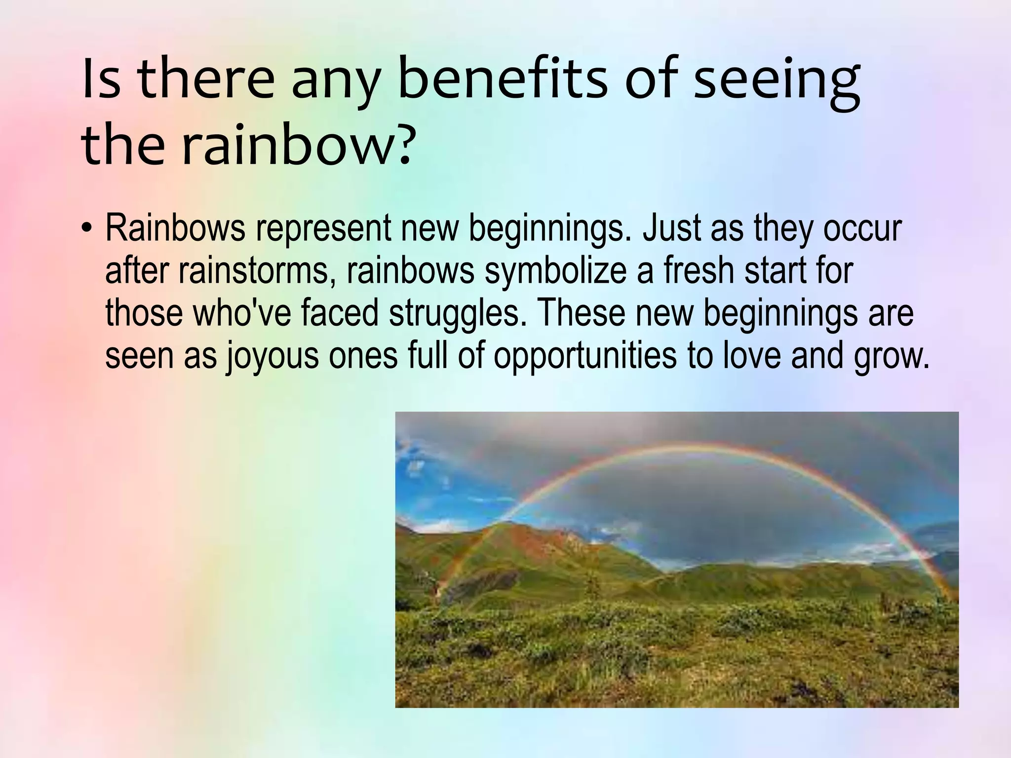 Rainbow grade 1 | PPTX