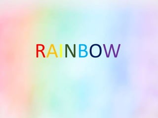 Rainbow grade 1 | PPTX | Physics | Science