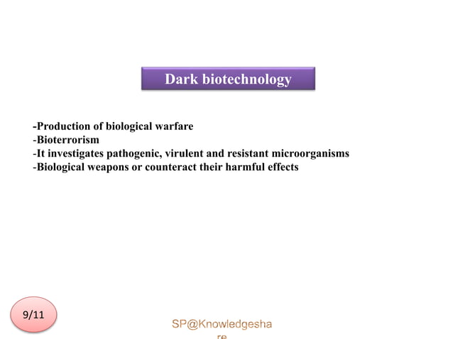 Rainbow code of biotechnology | PPTX