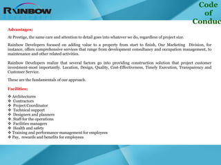 Rainbow Developers With Blue Background | PPT