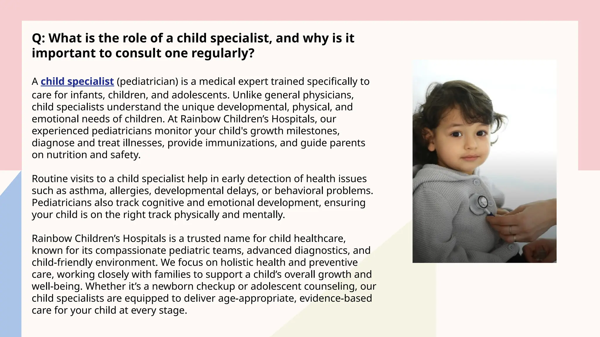 Rainbow Hospitals -Child specialist.pptx