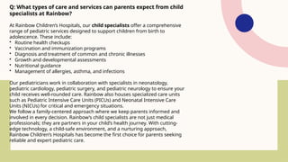 Rainbow Hospitals -Child specialist.pptx