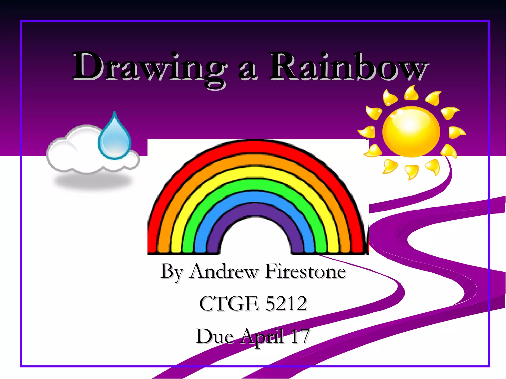 Rainbow lessonplan | PPT